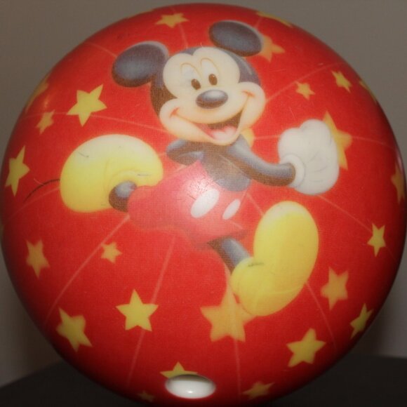 Disney | Toys | Vintage Vizaball Kids Red Bowling Ball Official Disney ...